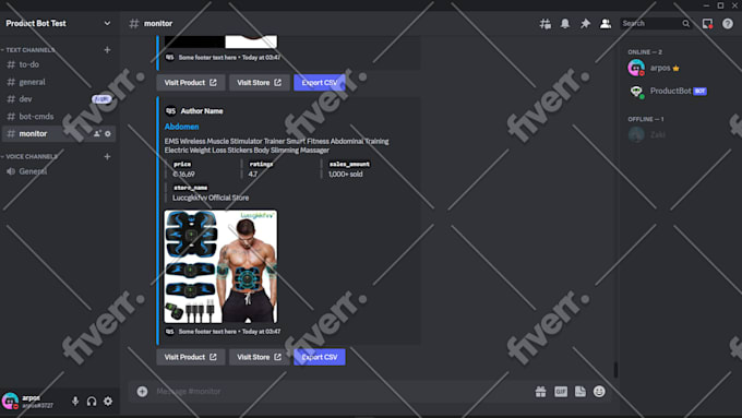 Professionally Create A Custom Discord Bot By Storincharlox Fiverr